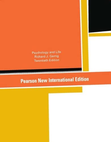 Psychology and Life : Richard J. Gerrig: Amazon.in: Books