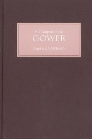 Amazon.com: A Companion to Gower: 9781843840008: Echard, Siân, Rigg, A ...