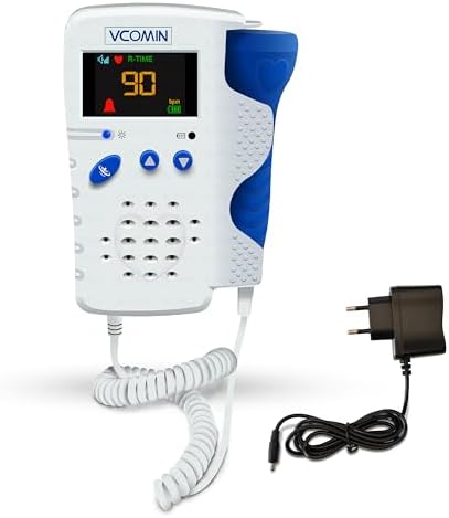 OTICA Vcomin Fetal Doppler for Baby Heart Rate Monitoring (Colourful ...