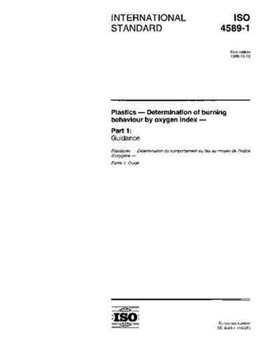 ISO 4589-1:1996, Plastics - Determination of burning behaviour by ...