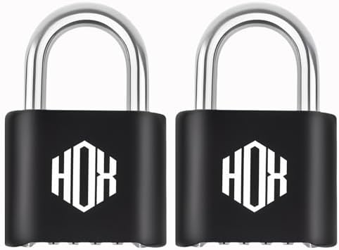 MasterLock 1178D Combination Padlock, Die Cast Body, 3 Pack Black ...