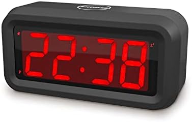 Amazon.com: KJYAPSON Digital Alarm Clock Battery Operated Only, LED ...