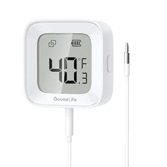GoveeLife Bluetooth Freezer Thermometer with Remote Alerts