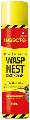 Rentokil PSW97 Wasp Destroy Foam Aerosol 300ml : Amazon.co.uk: Garden