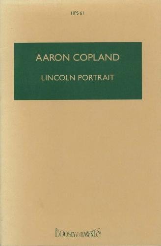 Amazon.com: Lincoln Portrait Stsc: 9790051200610: Aaron Copland: Books