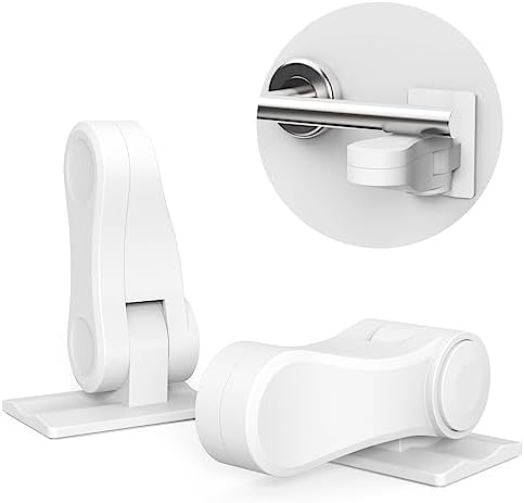 Amazon.com: Child Proof Door Lever Locks (6 Pack) Baby Proofing Door ...