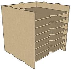 12 x 12" Inch Paper Storage Unit for Craft etc fits Kallax Cube Storage ...