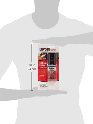 ITW Devcon 20845 Devcon Home – Adhesivo de anclaje epoxi de alta resistencia, 5 minutos, 84 ...