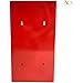 ACL Wall-Mounted Lockable Post Box - Red Mailbox with Durable Cast Iron ...