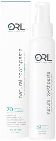 Amazon.com: ORL Natural & Organic Toothpaste – Uniquely Formulated to ...