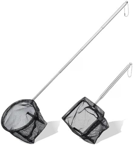 Amazon.com: Nogeqi 2 Pcs Small Fish Net for Fish Tank, Fishing Tank Net ...