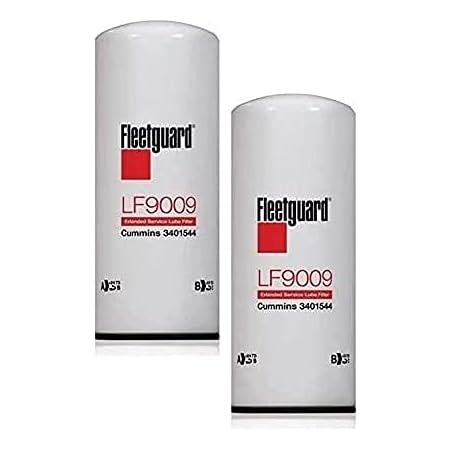 Amazon.com: LF9009 Fleetguard Lube Filter, Spin-On (Pack of 2) : Automotive