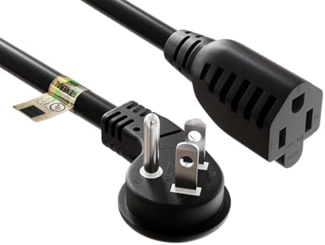 Amazon.com: CableLeader 6ft Ultra Low Profile Power Extension Cord ...