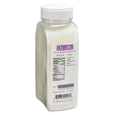 Amazon.com: 33 Oz Clear Con AA Sanding Sugar