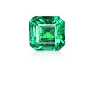 RAREST GEMS Green Emerald 6 Ratti Zambian Emerald Panna Certified ...