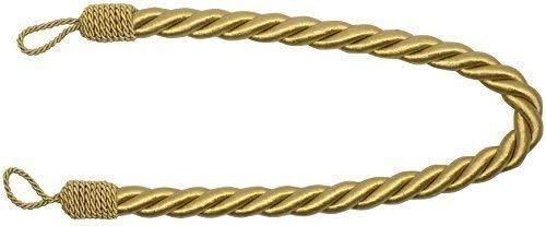GOLD THICK LARGE ROPE SATIN CURTAIN DRAPE TIE BACK TIEBACK 32" : Amazon ...