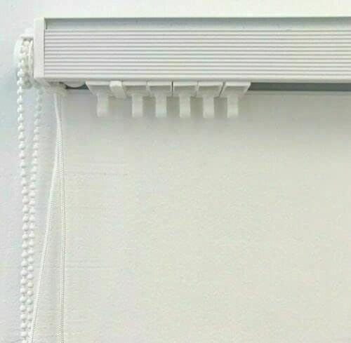 Made to Measure Vertical Blind Head Rail Track 3.5" (89mm) (Upto 180cm ...