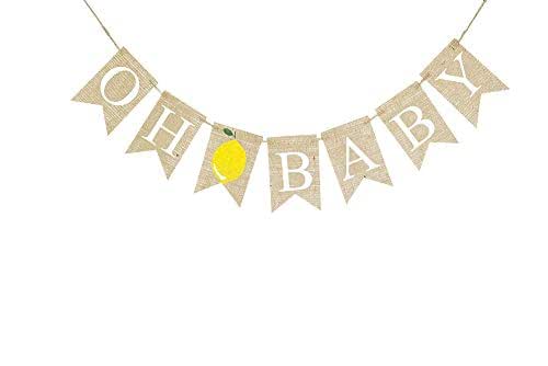 Amazon.com: Swanky Party Box | Oh Baby Lemon Banner | Summer Tutti ...