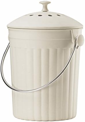 Eddingtons 83102 Eco Compost Pail Caddy Plus Filters - Slate, Grey ,20. ...