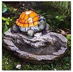 Amazon.com: coleman cable inc 91516di Solar Turtle In A Bird Bath, 1 ...