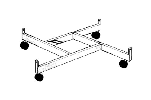 Amazon.com: The Competitive Store 4 Way Grid Base for Gridwall with ...