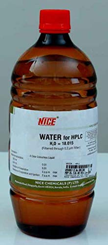 Buy Water HPLC 1 litre (A Clear, Colourless Liquid, Maximum absorption ...