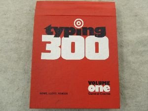 Typing 300 Volume One: General Course: John L; Lloyd Rowe: Amazon.com ...