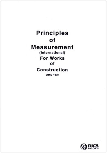 Principles of Measurement (International) for Works of Construction ...