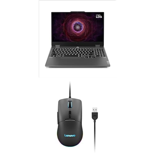 Amazon.com: Lenovo LOQ 15" Gaming Laptop Bundle with RGB Gaming Mouse ...