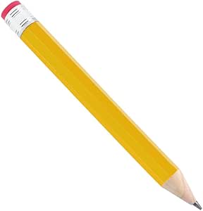 Amazon.com : OOTDAY Wooden Jumbo Pencil, 13.4 Inch Giant Pencil, Big ...