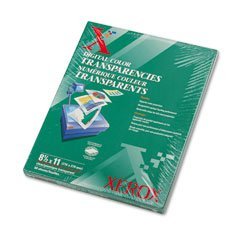 Xerox Digital Color Transparencies, 8.5 x 11, 50 Sheets/Box (3R5765 ...