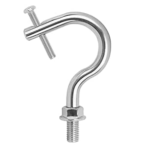 8 Pcs M10 J Shaped 304 Stainless Steel Threaded Hanger Hooks, Wall ...