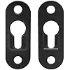 Amazon.com: BokWin 20Pcs Metal Keyhole Plate with Screws,Black Keyhole ...