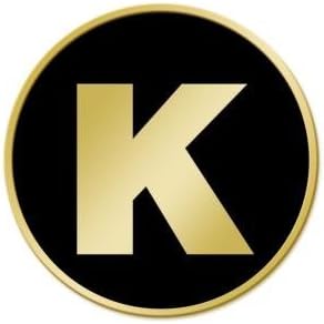 Amazon.com: Letter K Pins - Alphabet Initial Letter K Lapel Pin 1 Pack ...