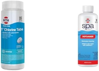 Amazon.com : HTH 42049 Swimming Pool Care 1" Chlorine Tabs, Swimming ...