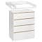WOLTU Baby Changing Unit with 3 Drawers, Changing Table Cabinet Baby ...