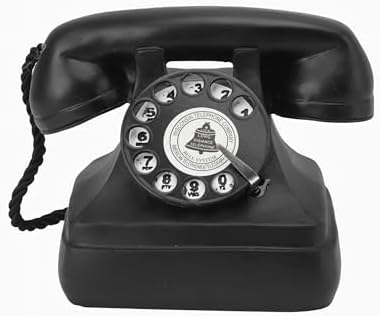 Retro Dial up Landline Phone Model Classic Old Fashioned Rotary ...