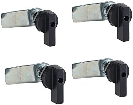 WJSKDQ 4PCS Thumb Operated Offset Thumb Cam Lock Black Cam Lock ...