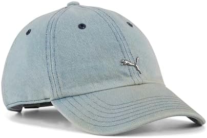 PUMA Gorra Wardrobe ESS Metal Dad S, Faded Denim Blue : Amazon.es: Moda