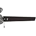 Amazon.com: Hunter 59262 Contemporary Cassius Matte Silver Ceiling Fan ...