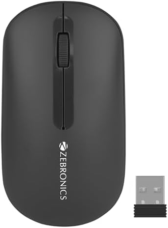 Amazon.in: Buy ZEBRONICS Pulse Wireless Mouse, Multi Connectivity, Dual ...