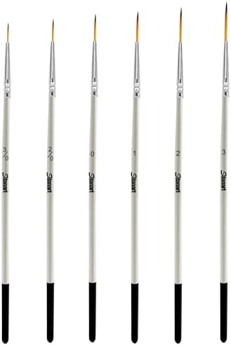 Amazon.com: Sdanart Script Liner Paintbrush 6 PCS Highly Flexible Liner ...