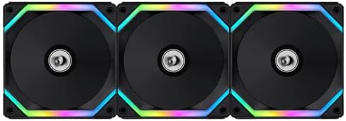 KIT GAMER UNI FAN RGB PRETO COM 3 FANS UF-SL120-3B SI | Amazon.com.br