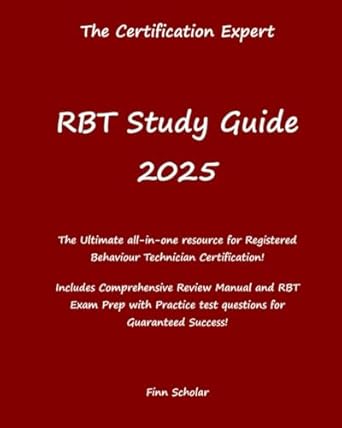 RBT Study Guide 2025: The Ultimate All-in-One Resource for Registered ...