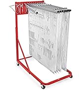 Amazon.com: Adir Mobile Blueprint Holder – Construction Plan Rack, Map ...