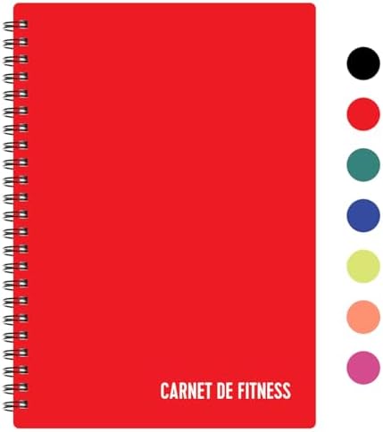 Carnet de fitness – Suivez 150 d'entraînements – Papier épais ...