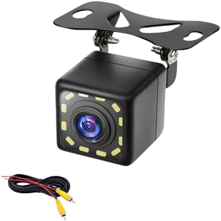 Amazon.com: PLGEBR 5 Pin HD Car Rear View Camera Reverse 4LED Night ...
