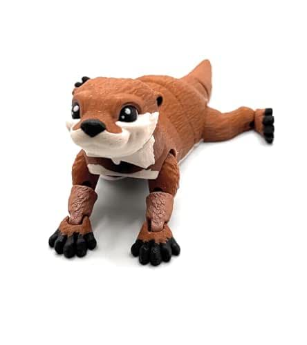Amazon.com: Articulated 3D-Printed Sea Otter Toy/Fidget Toy - Realistic ...
