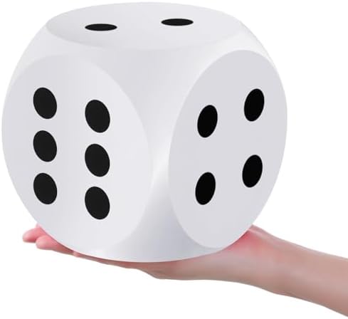 Amazon.com: Shappy 6 Inches Foam Dice Fun Filled Large Educational Toy ...