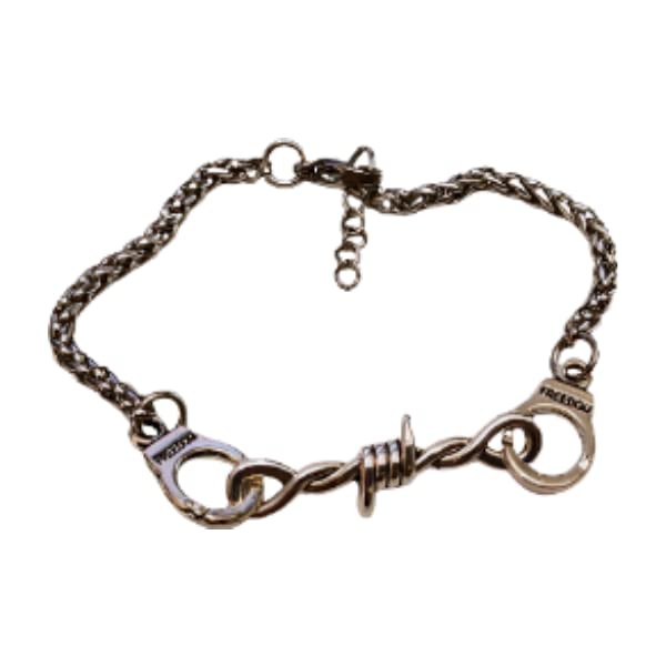 Amazon.com: Human Trafficking barb wire freedom Bracelet : Handmade ...
